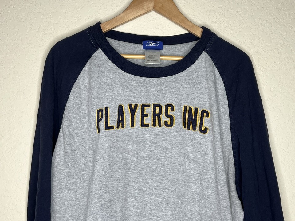 Vintage Reebok NFL Players Inc. Shirt Mens Size 3XL Gray Blue Gridiron ...