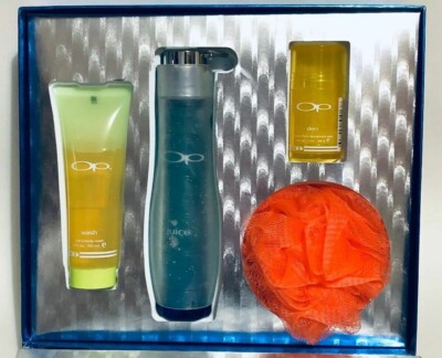 OP Juice by Ocean Pacific " The Big Kahuna" 4 PC gift Set 2.5oz Cologne ...