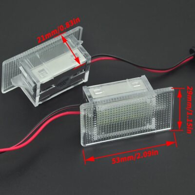 2Pcs LED Interior Boot Trunk Luggage Light For Ford Focus KA Mondeo ...
