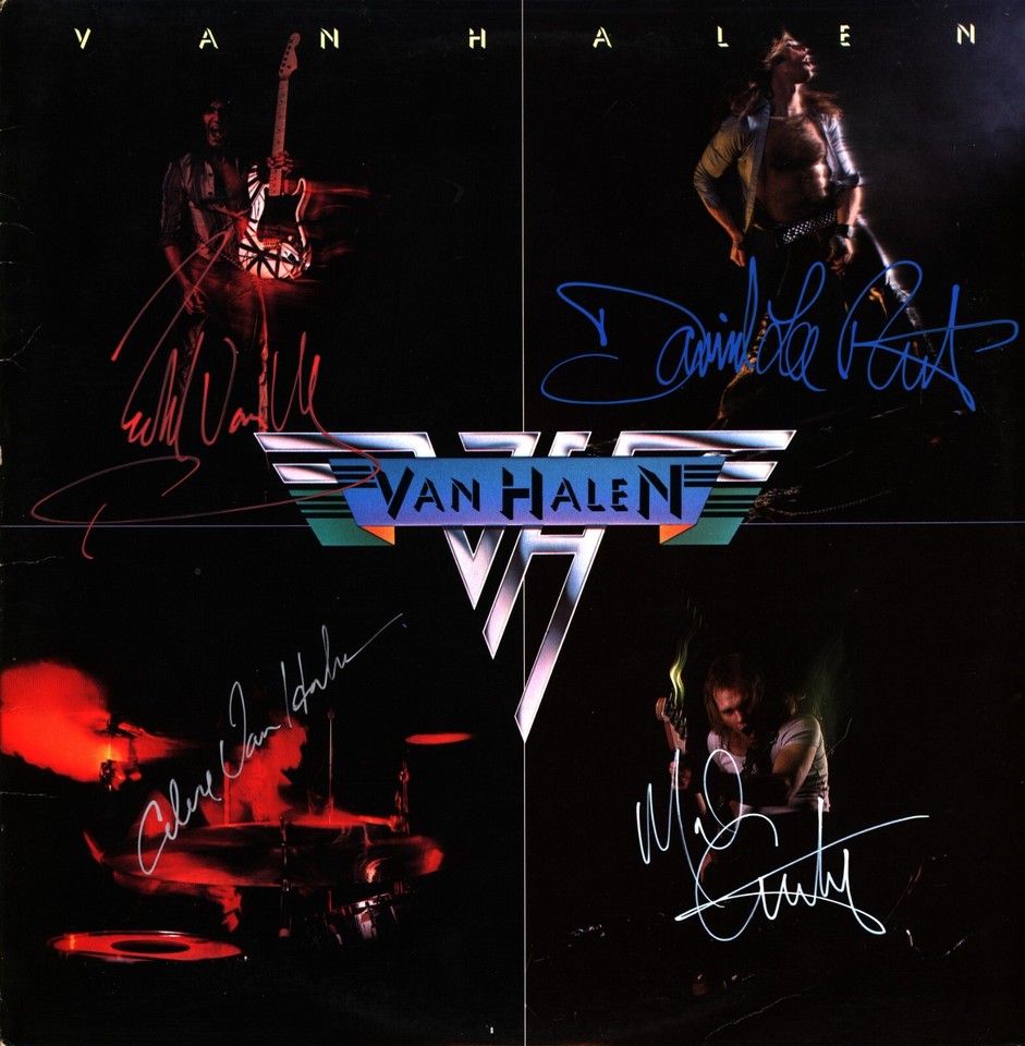 Van Halen Band Signed Van Halen 1 | eBay