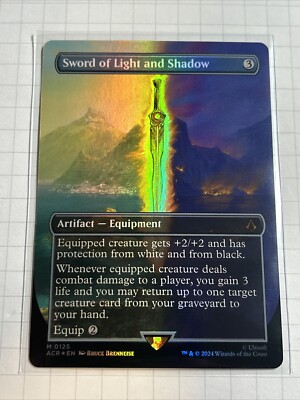 Sword of Light and Shadow (Borderless) (Foil) 125 (M) MTG Assassins ...