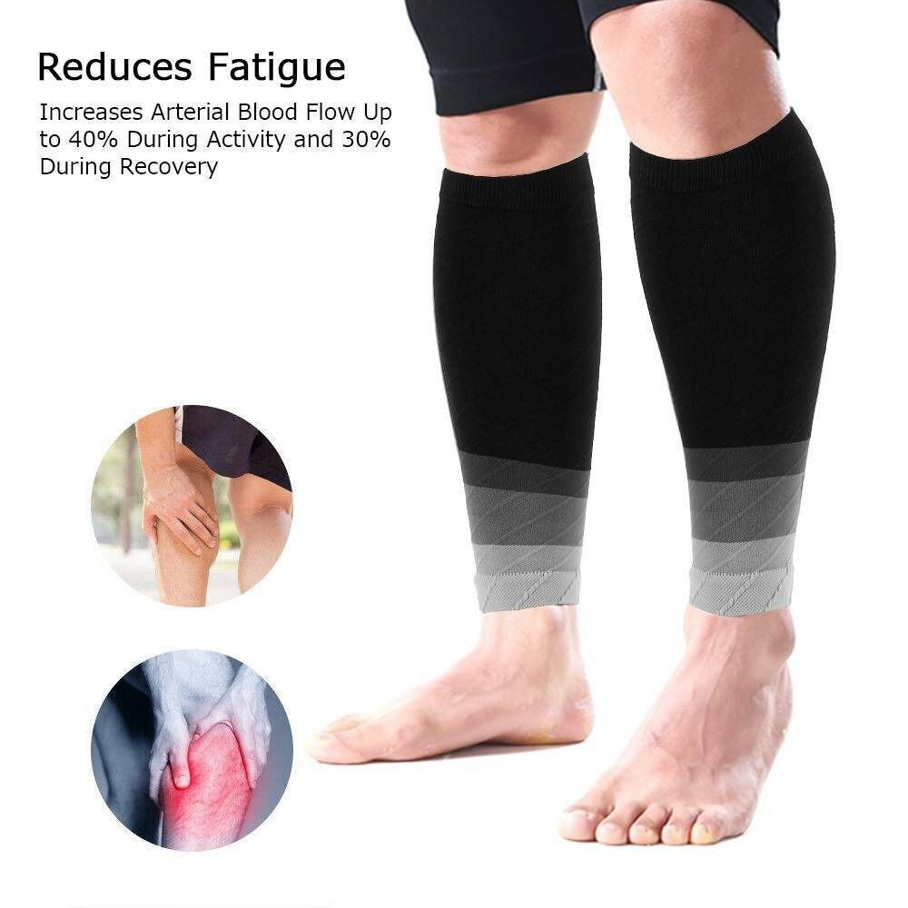 Sports Safety Compression Stockings Calf Sleeves Running Leg ...