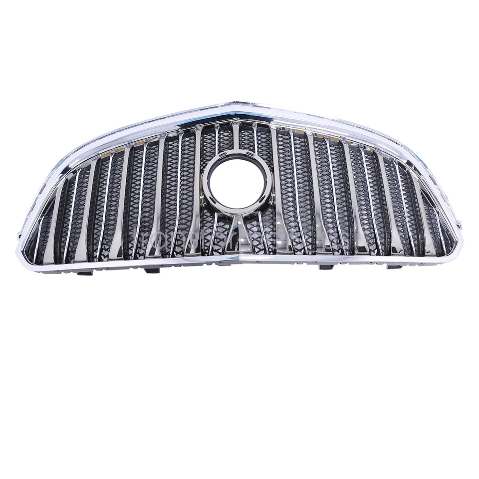 Front Upper Grill Grille Chrome Black New For Buick Enclave 2013-2016 ...