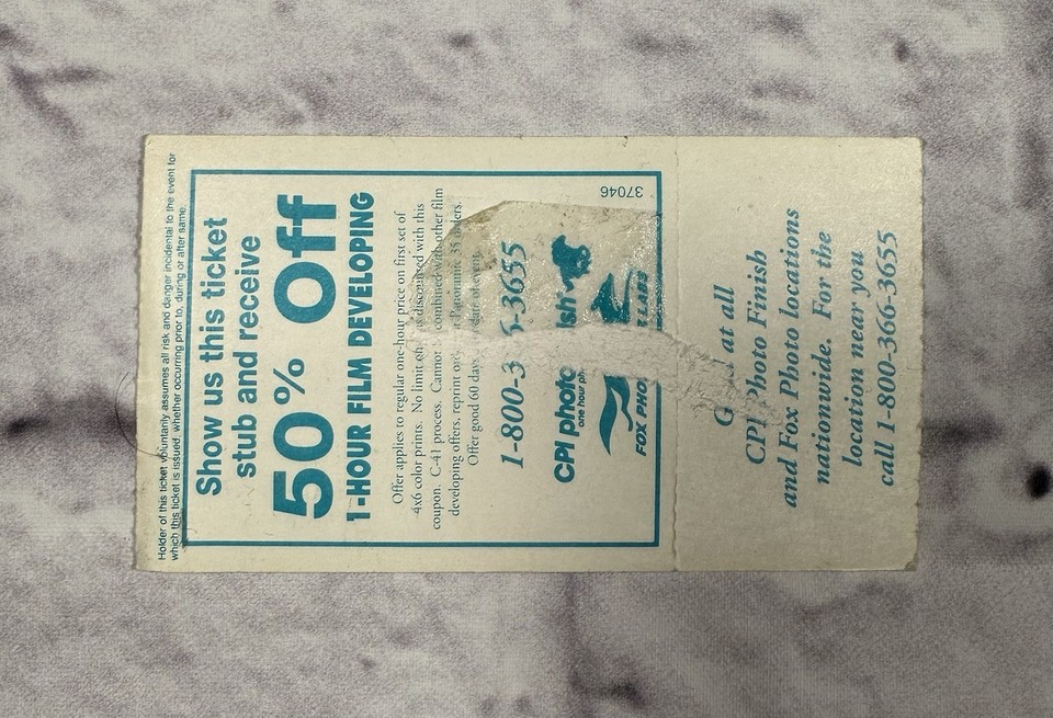 Stone Temple Pilots 1994 Concert Ticket Stub St. Louis Riverport 8.5. ...