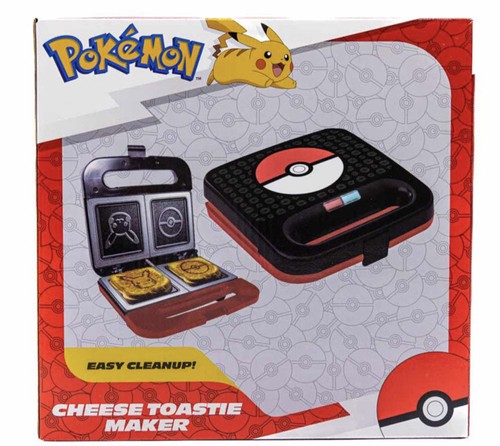 Pokemon - Poke Ball & Pikachu Cheese Toastie Sandwich Maker Offical ...