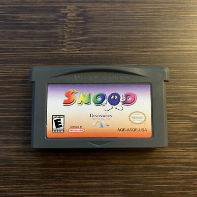Snood (Nintendo Game Boy Advance GBA, 2001) Puzzle Game Cartridge Only ...