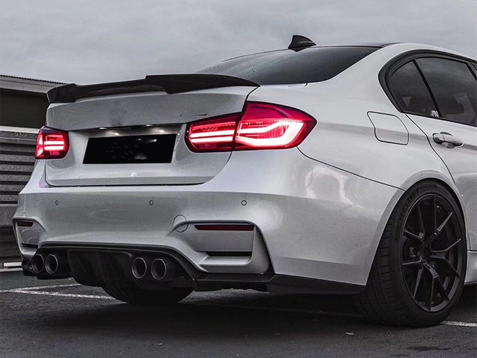 Car Rear Trunk Spoiler Lip Wing For BMW 3 Series F30 F80 M3 PSM Gloss ...