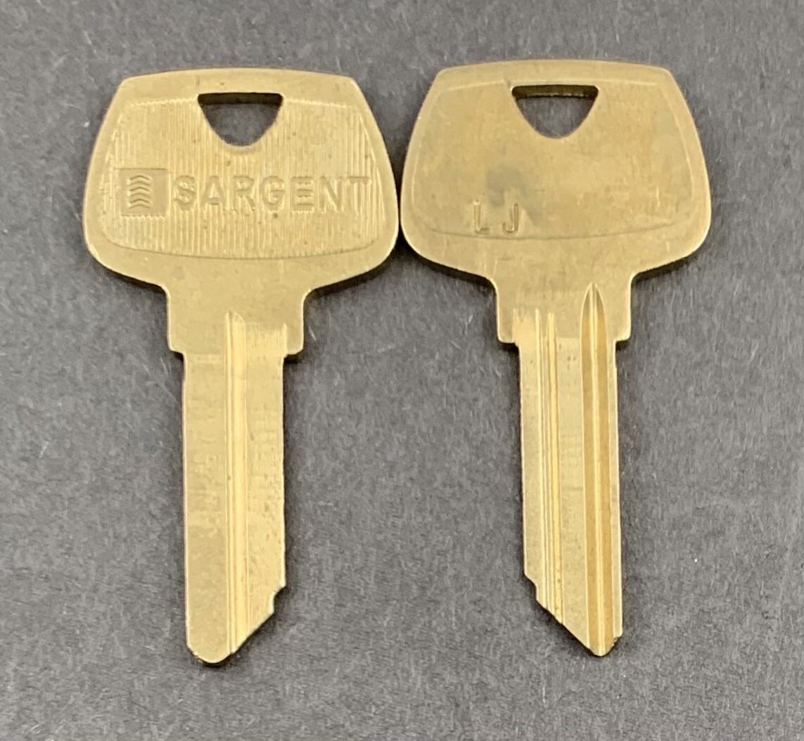 Lots of 2/5/10 1007LJ 275LJ Type 5 Pin Key Blanks or Sargent LJ Keyway ...
