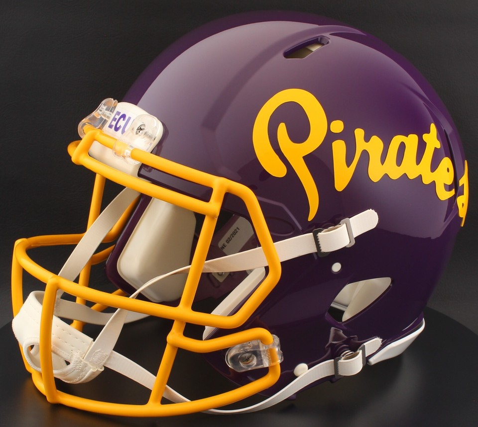 EAST CAROLINA PIRATES NCAA Riddell Speed Full Size AUTHENTIC Football ...