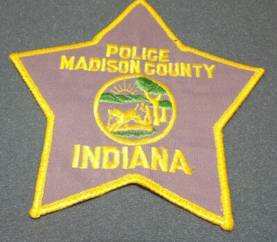 Madison County Indiana Embroidered Police 5 Star Patch | eBay