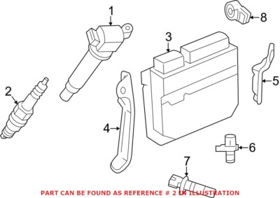 Genuine OEM Spark Plug Iridium For Lexus ES300h NX300h L4 2013-2020 ...