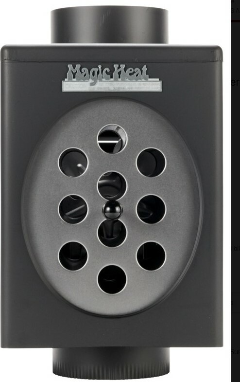 Magic Heat Stove Pipe Blower Magic Heat 6'' Wood Stove Heat Reclaimer