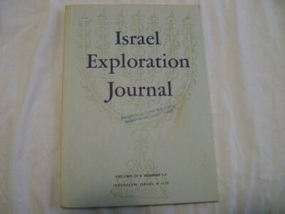 Israel Exploration Journal (Vol 29, No. 3-4, 1979) | eBay