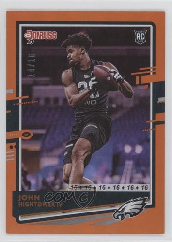 2020 Panini Donruss - Rookie John Hightower IV #278 Jersey Number /16 ...