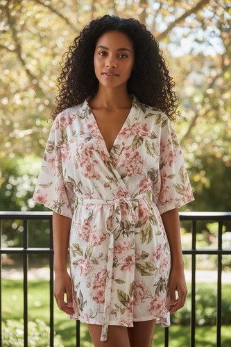 Show Me Your Mumu Duster Floral Open Front Belted Kimono Multicolor. G ...