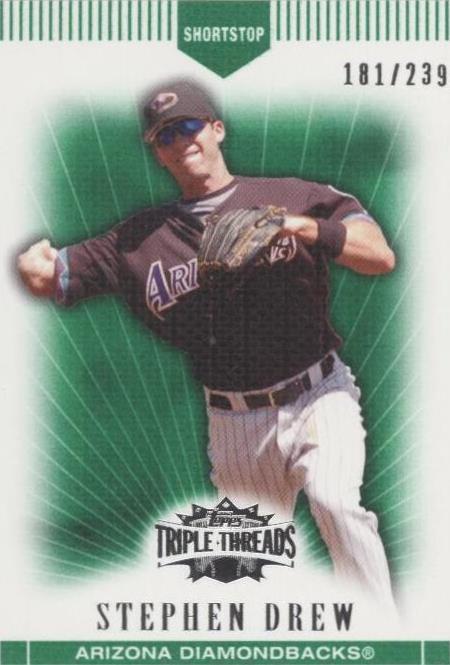 2007 Topps Triple Threads - Stephen Drew #113 Emerald /239 for sale ...
