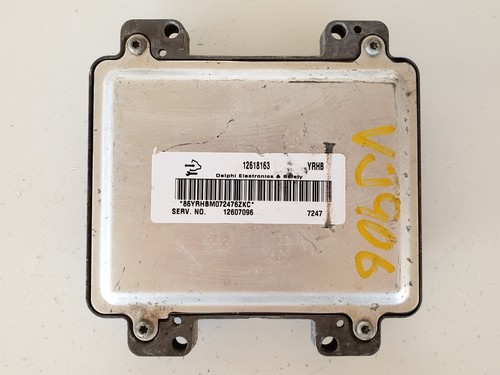 2007-2009 Gmc Envoy 12607096 Computer Brain Engine Control ECU ECM EBX ...