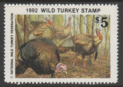 NWTF17 1992 National Wild Turkey Stamp - OFFER? | eBay