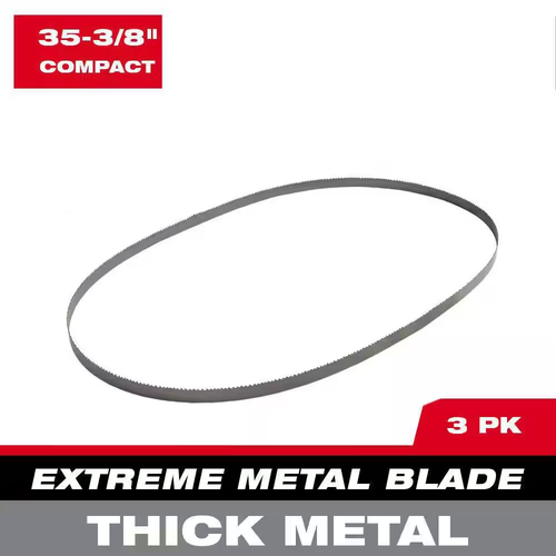 Milwaukee Compact Extreme Thick Metal Cutting Band Saw Blade, Fast ...