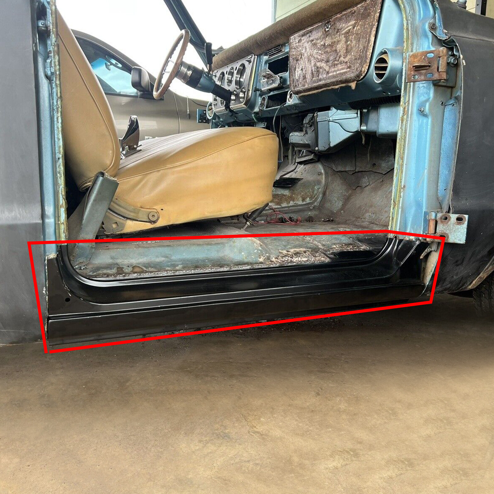 Full Rocker Panels w/Inner Patch Panels For 67-72 Chevy C10 Truck LH ...