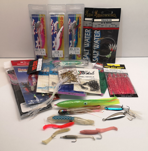 Lotto Stock Materiale da pesca barca mare - 25 pezzi - FG151 | eBay