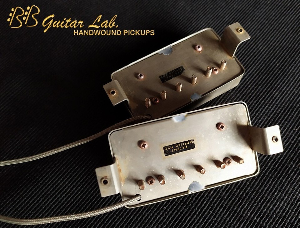 PAF 57 - PAF 59 -Replica Humbucker Pickups Vintage Aged Relic fit ...
