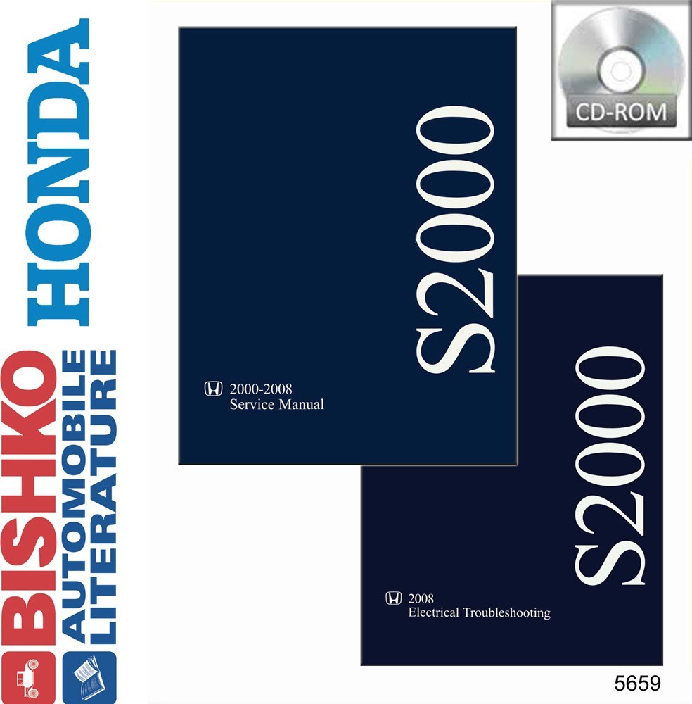 2005 2006 2007 2008 Honda S2000 Shop Service Repair Manual CD Engine ...