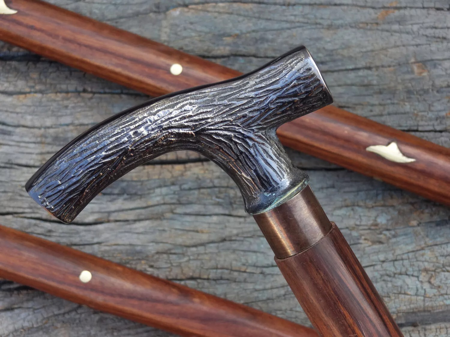 Antique Derby Handle Walking Stick Wooden Canes, 36" … - Gem