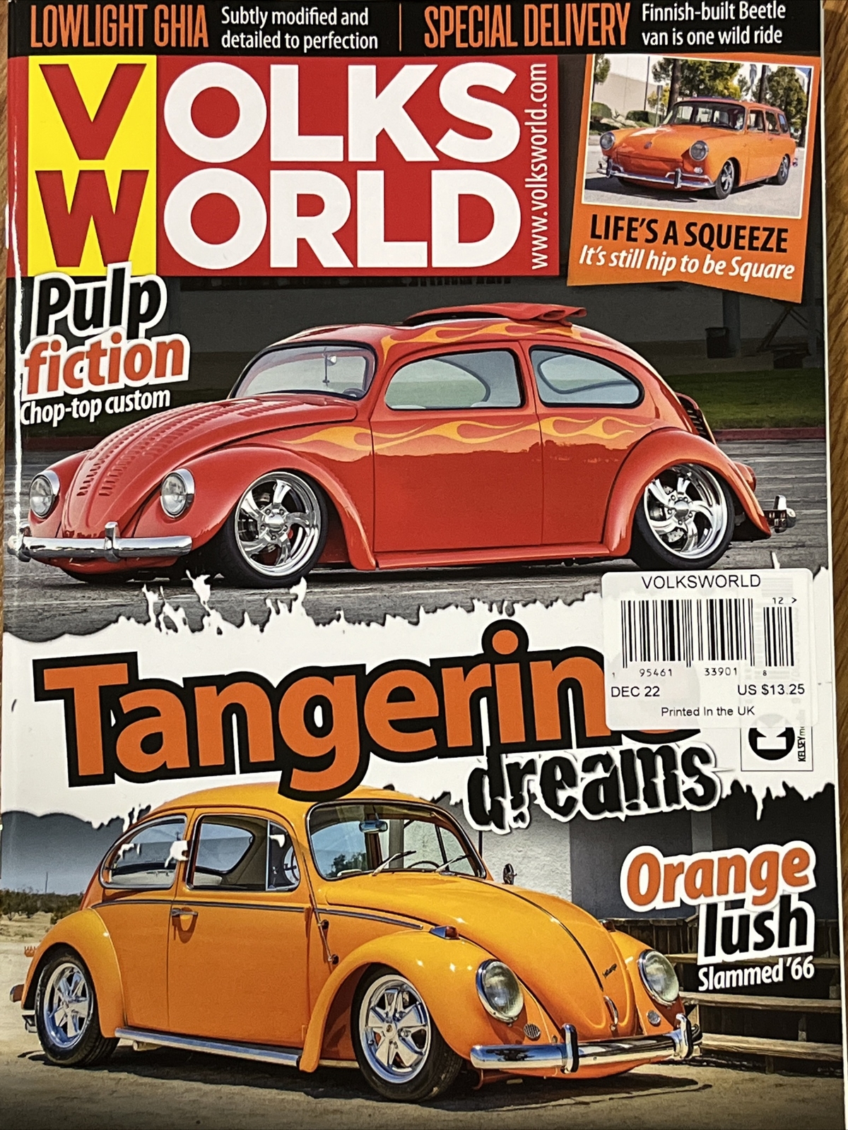 VOLKS WORLD MAGAZINE TANGERINE DREAMS DECEMBER 2022 ISSUE | eBay