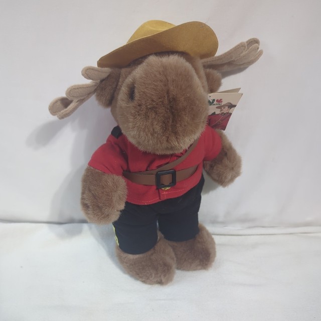 RCMP Royal Canadian Mounted Police Plush Moose Stuffed Animal Bull ...