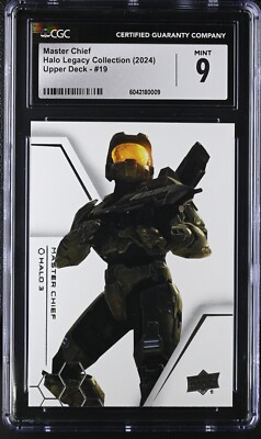 CGC 9 Master Chief #19 2024 UD Halo Legacy Collection | eBay