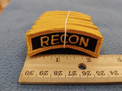 BUNDLE OF 20 - US Army RECON BLACK & YELLOW TABS - NEW | eBay