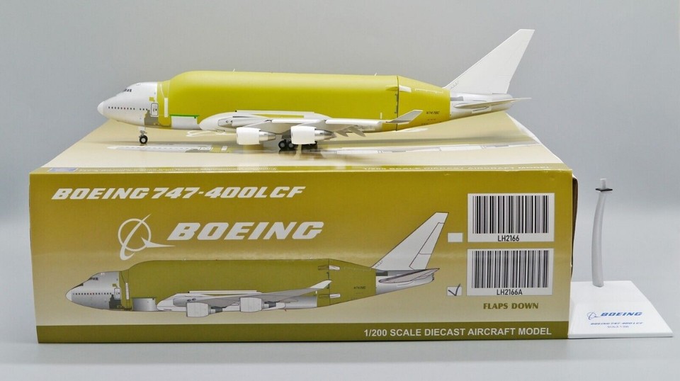 1:200 JC Wings Boeing Company BOEING B747-400LCF Flap Down Plane ...