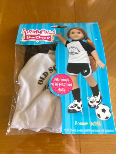 SpringField Collection Fits Most 18 in Dolls SOCCER OUTFIT Unopened ...