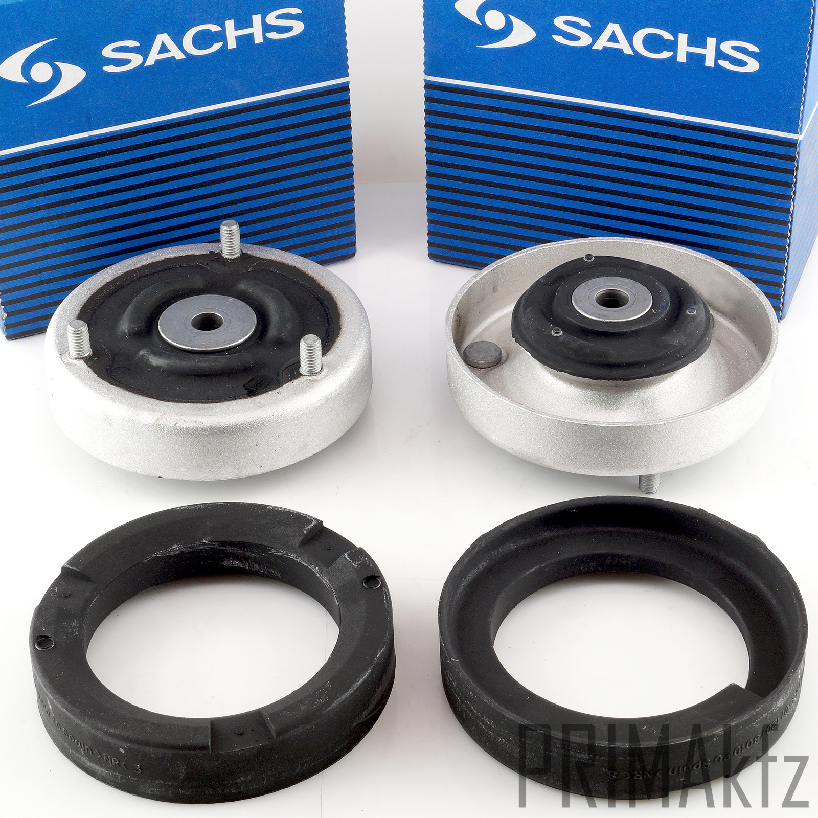 2x SACHS 802 462 Federbeinlager Domlager hinten für BMW 5er E60 6er E63 ...