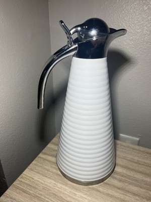 Vtg Balduzzi Italian Carafe Water Tea Coffee Pitcher White | eBay