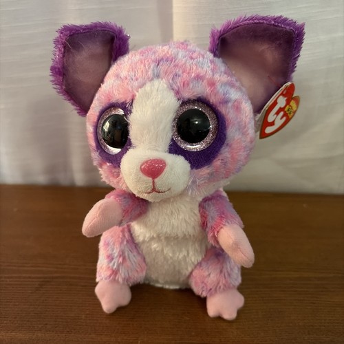 TY Beanie Boos, BECCA the Bush Baby (Glitter Eyes) TySilk 6" tall ...