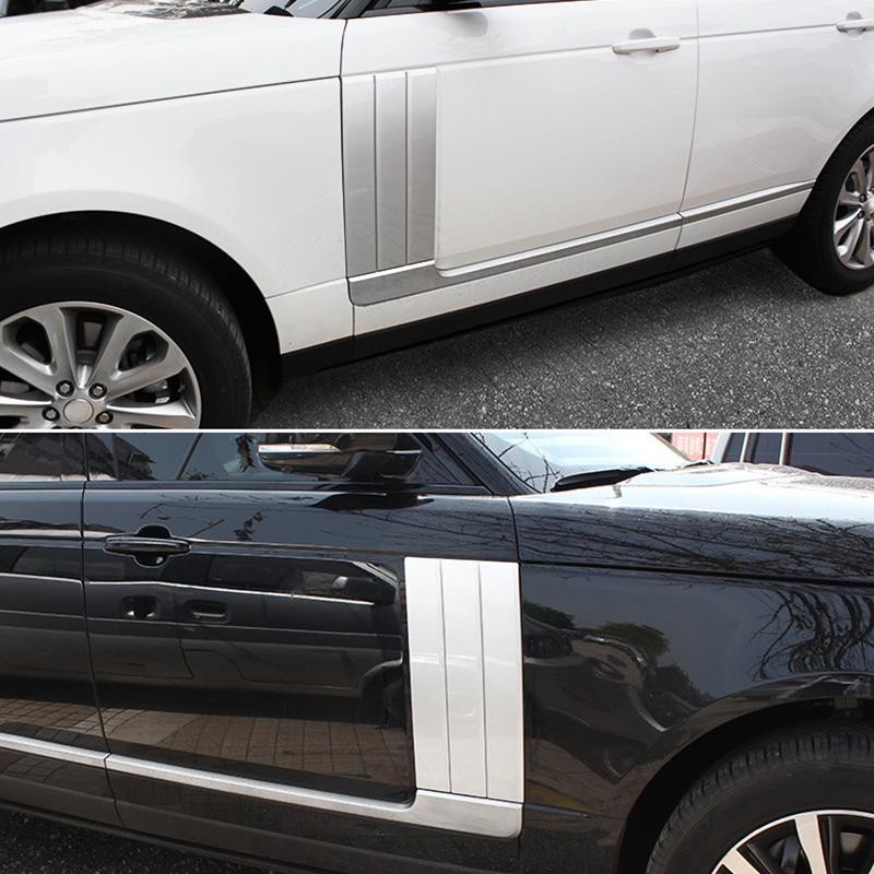 Silver Body Side Fender Vent Grille Cover Fit For Range Rover Vogue ...