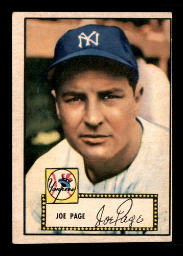 1952 Topps #48 Joe Page VGEX X3061560 | eBay
