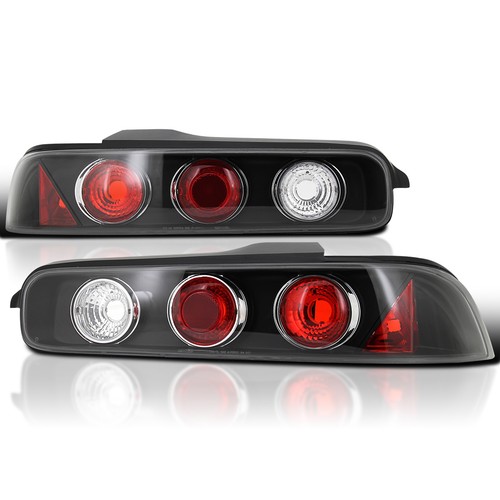 Black Fits 1994-2001 Acura Integra 2Dr Rear Brake Tail Lights Lamps ...