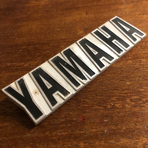 Original Vintage YAMAHA Motorcycle Logo Metal Emblem Badge | eBay Australia