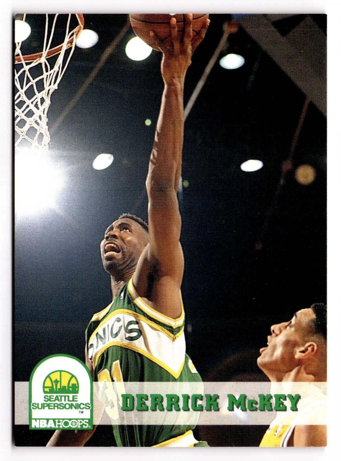 1993 NBA Hoops Derrick McKey #208 Seattle Supersonics | eBay