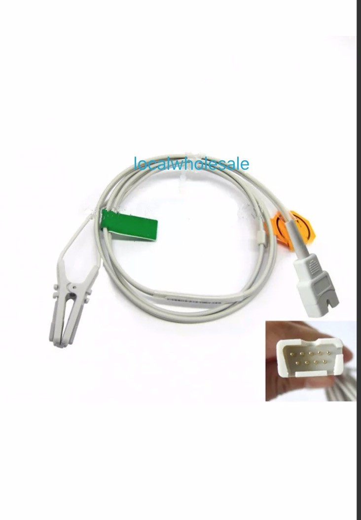 Masimo Spo2 Sensor Oximax 1895/INCS TC-1 Adult Ear Clip 3feet | eBay