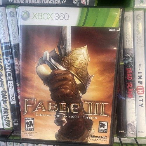 Fable 3 Limited Collector’s Edition (Xbox 360) Game , Case And Manual ...