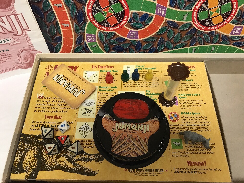 JUMANJI Board Game 1995 Original Vintage 100% COMPLETE | eBay