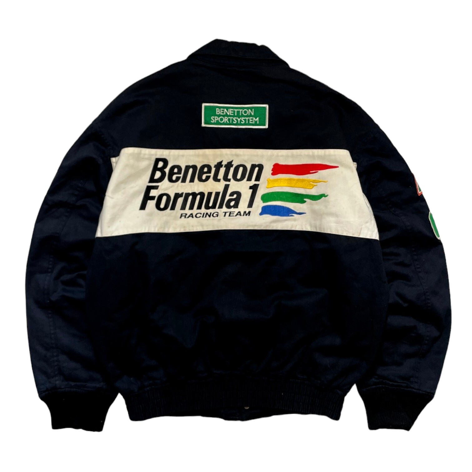 Vintage Benetton Formula 1 Bomber Racing Jacket - Gem