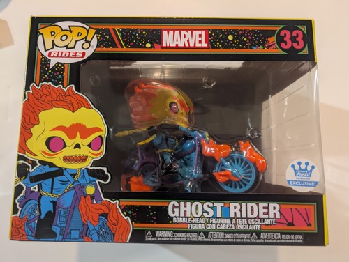 Funko Pop! Rides: Marvel - Ghost Rider - Funko (Exclusive) #33 ...