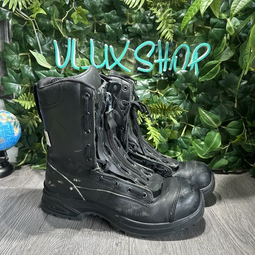 HAIX Airpower XR1 Pro Mens Firefighter EMS Boots US Sz 9.5 M Safety Toe ...
