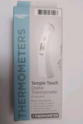 EQUATE Temple Touch 6-Second Digital Thermometer 681131280297| eBay