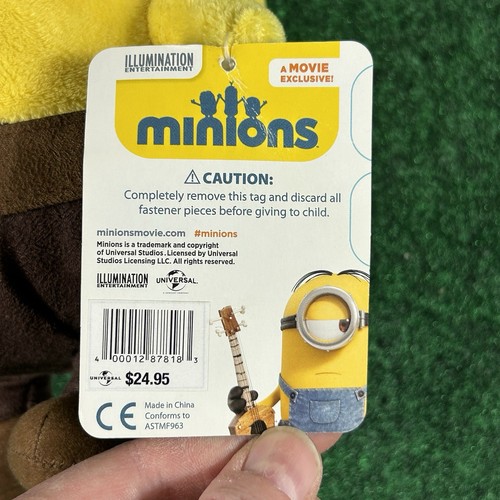 Despicable Me Minion Movie Minion Stuart As Pirate 10” Plush Stuffed ...